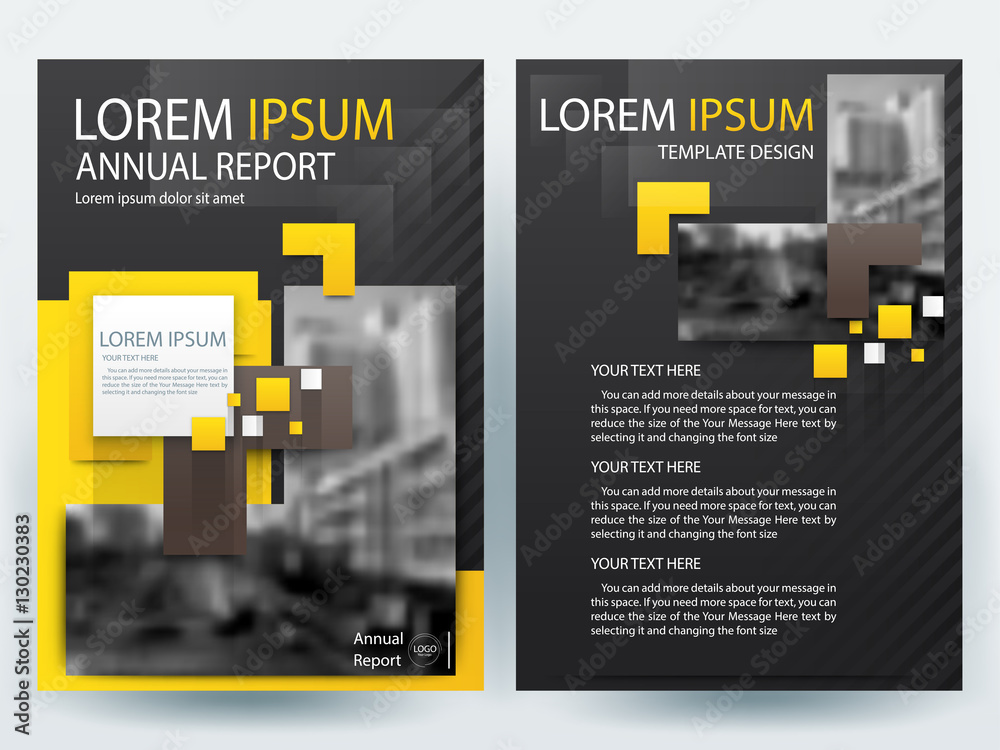 Abstract vector modern flyers brochure / annual report /design ...