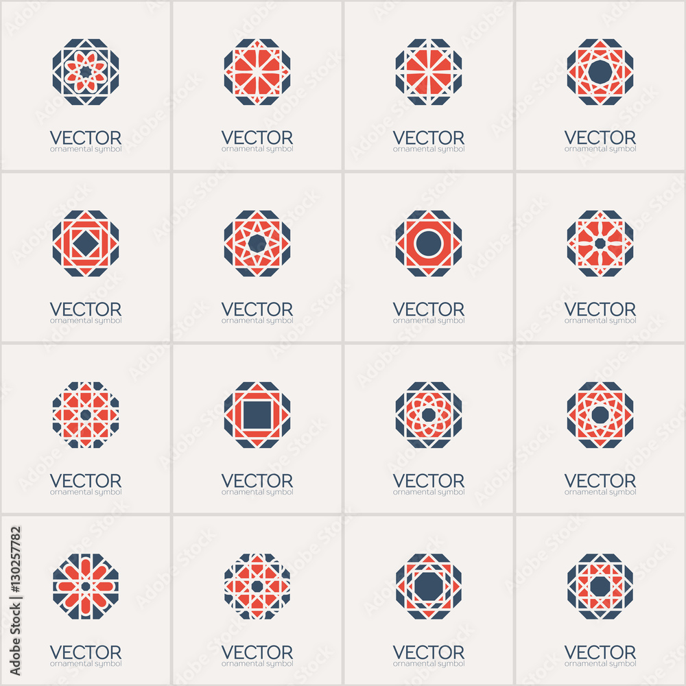 Vector geometric symbols Stock Vector | Adobe Stock