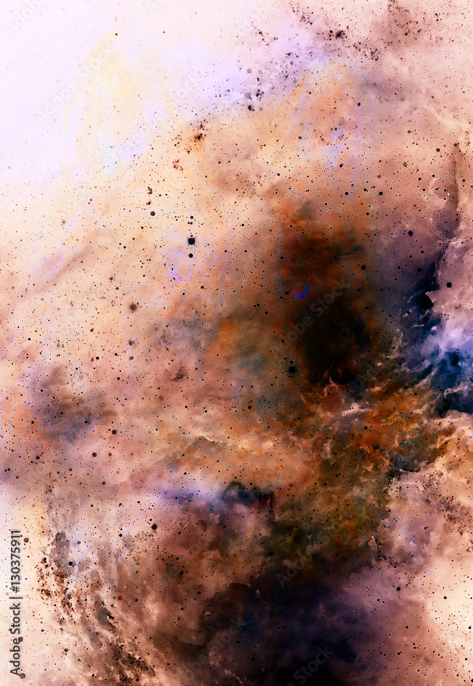 Cosmic space and stars, color cosmic abstract background. Stock ...