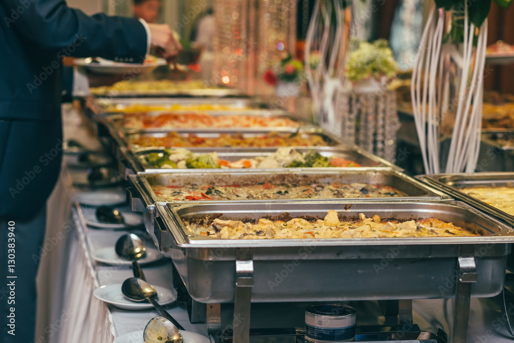 catering food wedding buffet foto de Stock | Adobe Stock