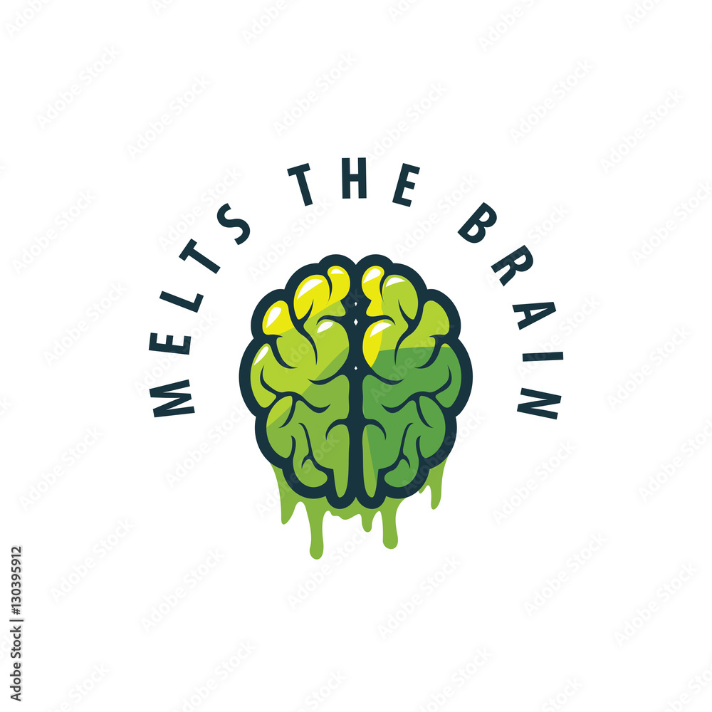 Vector brain logo Stock Vector | Adobe Stock
