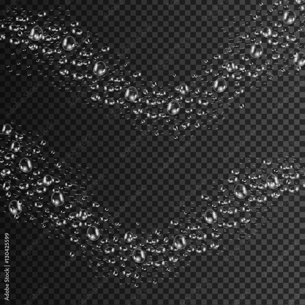 Surge splash water on transparent background Stock Vector | Adobe Stock