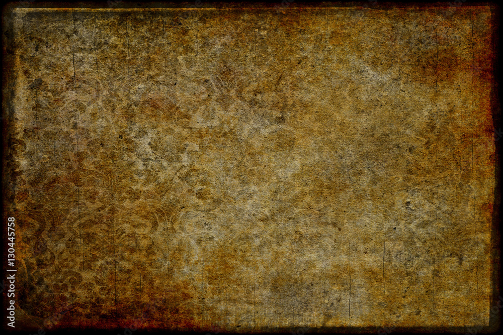 Vintage run-down victorian wallpaper Stock Photo | Adobe Stock