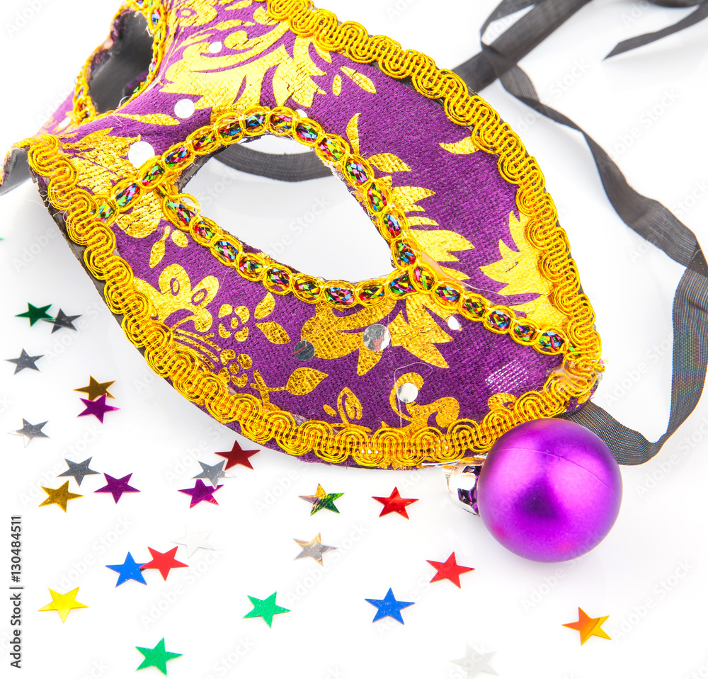 Mask violet Stock Photo | Adobe Stock