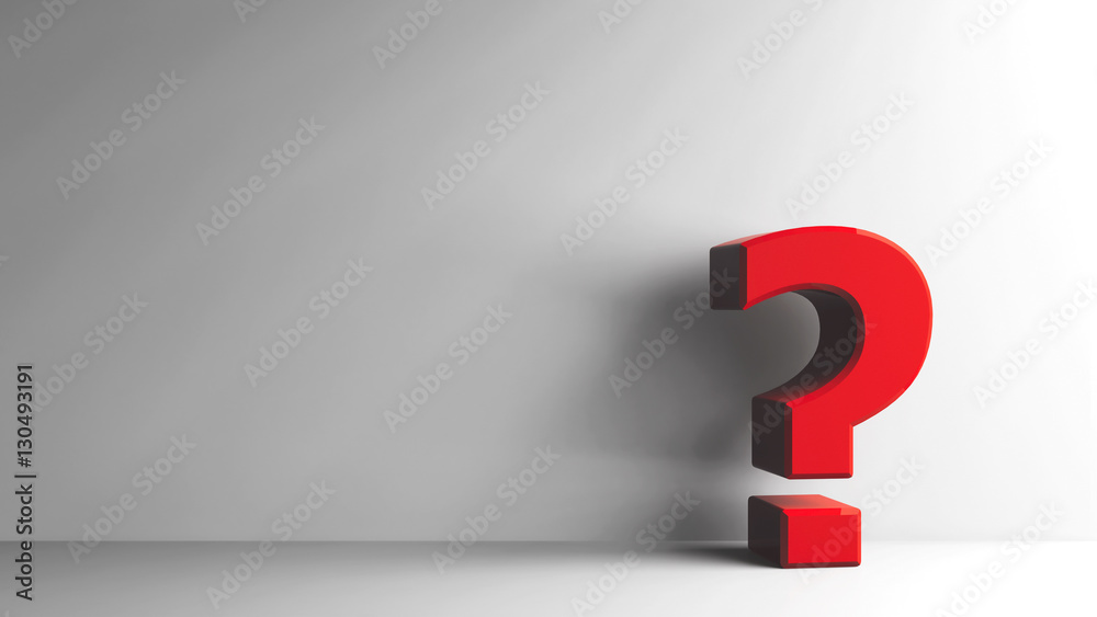 Red Question mark Stock Illustration | Adobe Stock