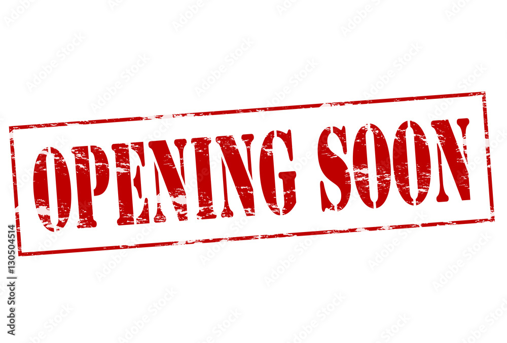 Opening soon Stock Vector | Adobe Stock