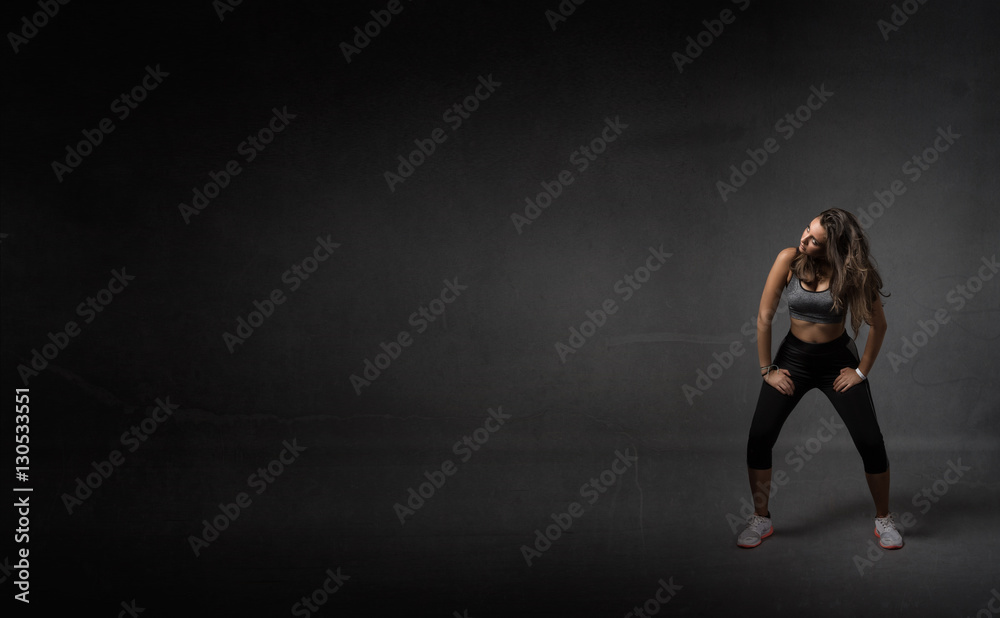 runner tired pose Stock-Foto | Adobe Stock