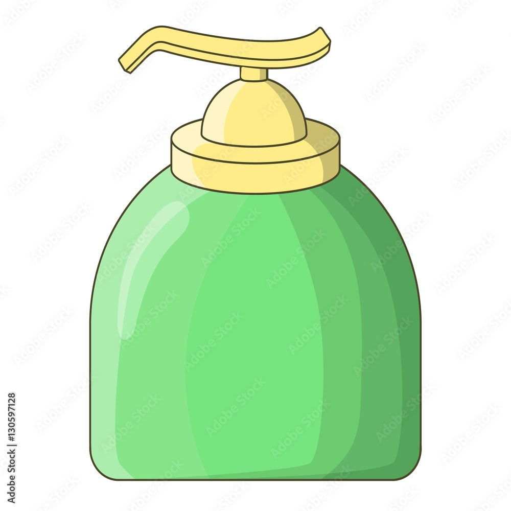 Liquid soap icon. Cartoon illustration of liquid soap vector icon for ...