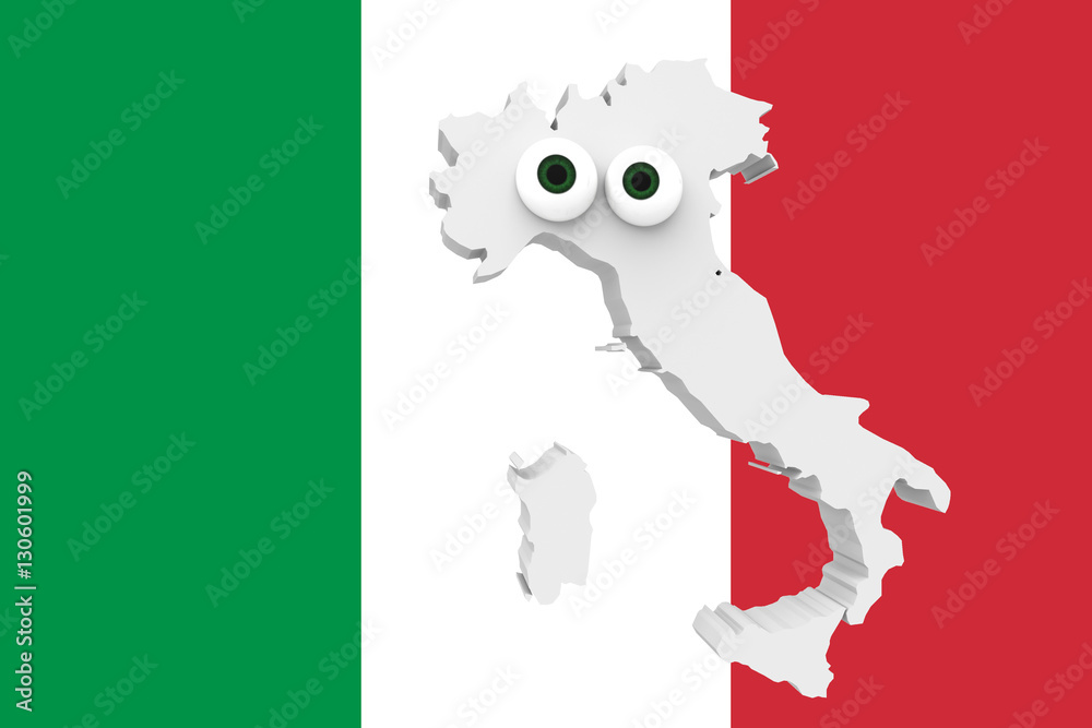 Italian Flag Cartoon