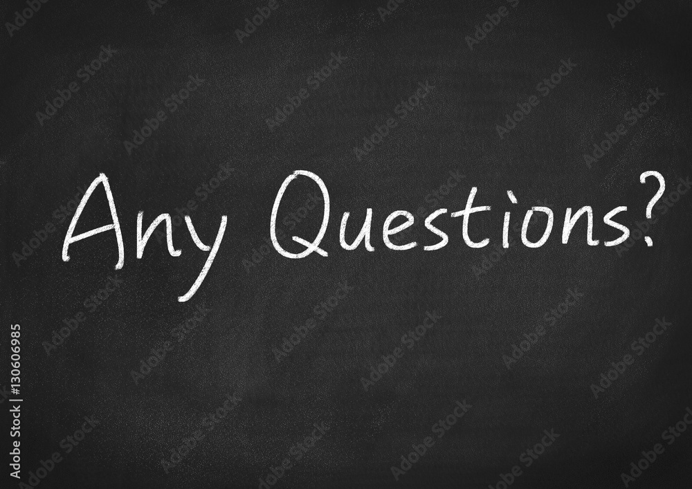 any questions? Stock Illustration | Adobe Stock
