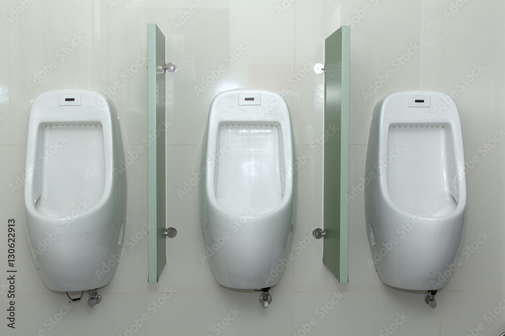 Toilet Urinal Combined with Automatic Flushing System and Men Rest Room ...