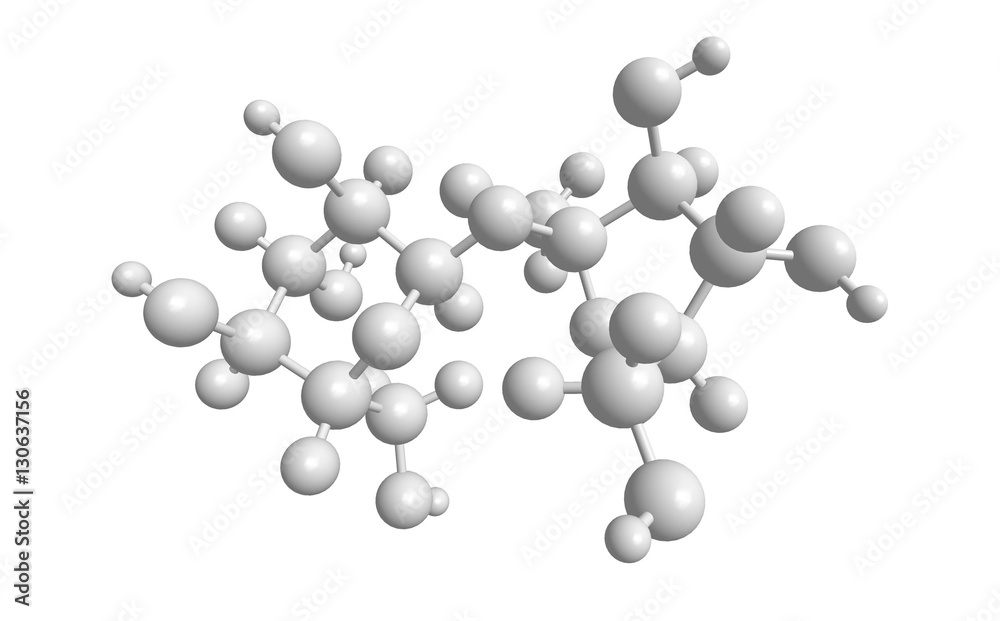 Molecular structure of sucrose, 3D rendering Stock Illustration | Adobe ...