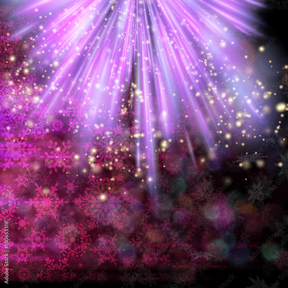 Abstract purple flash and bokeh background. EPS 10 Stock Vector | Adobe ...