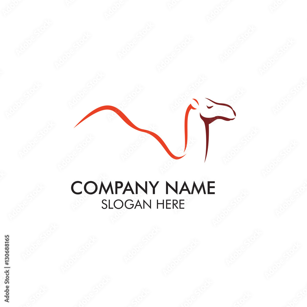 Camel logo and Sign Stock Vector | Adobe Stock