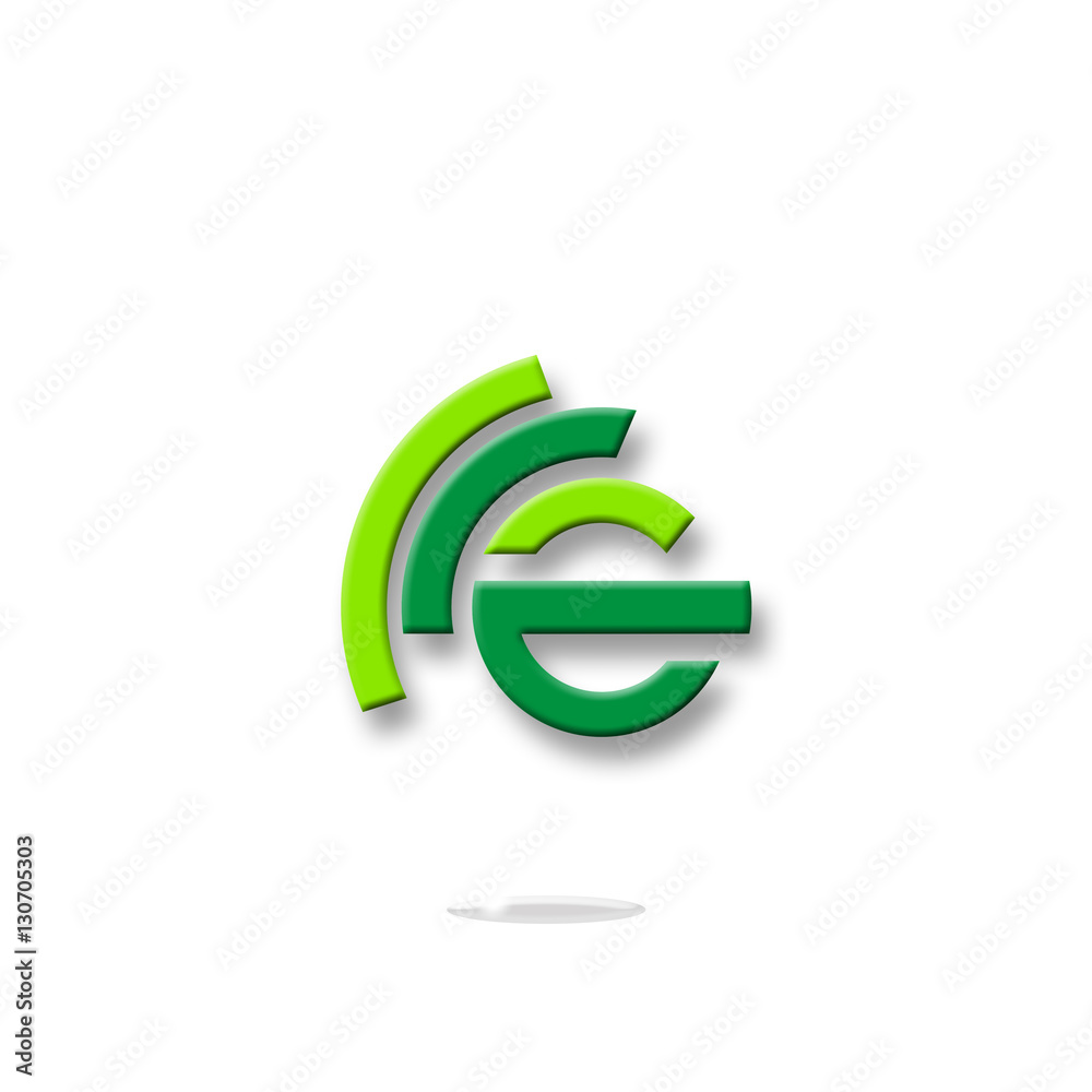 e, logo e, letter e, vector, icon e, symbol, font, bussines Stock ...