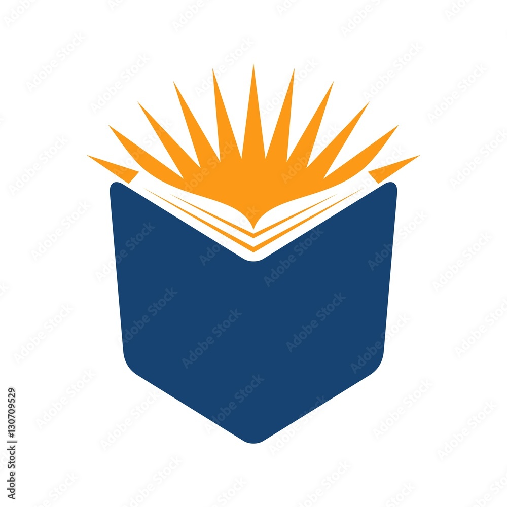 student book logo. Stock Vector | Adobe Stock