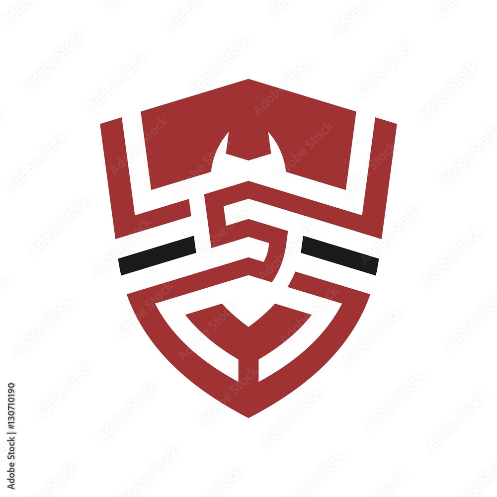 spider unique logo template. spider logo with shield. Stock Vector ...