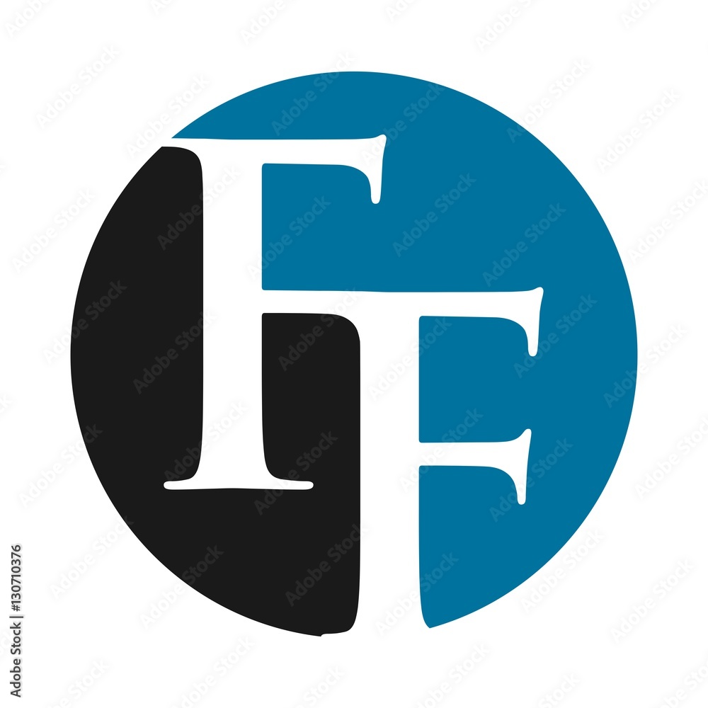letter f and f logo vector Stock-Vektorgrafik | Adobe Stock