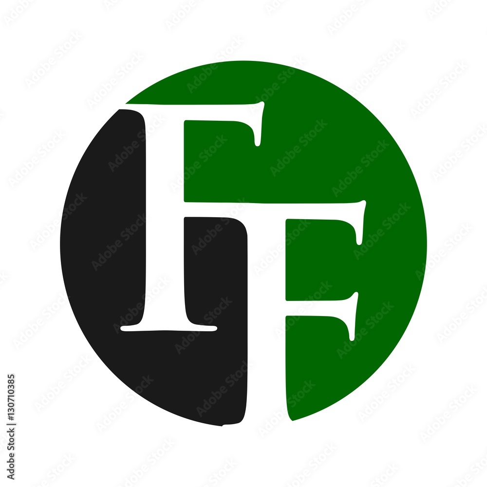 letter f and f logo vector Stock-Vektorgrafik | Adobe Stock