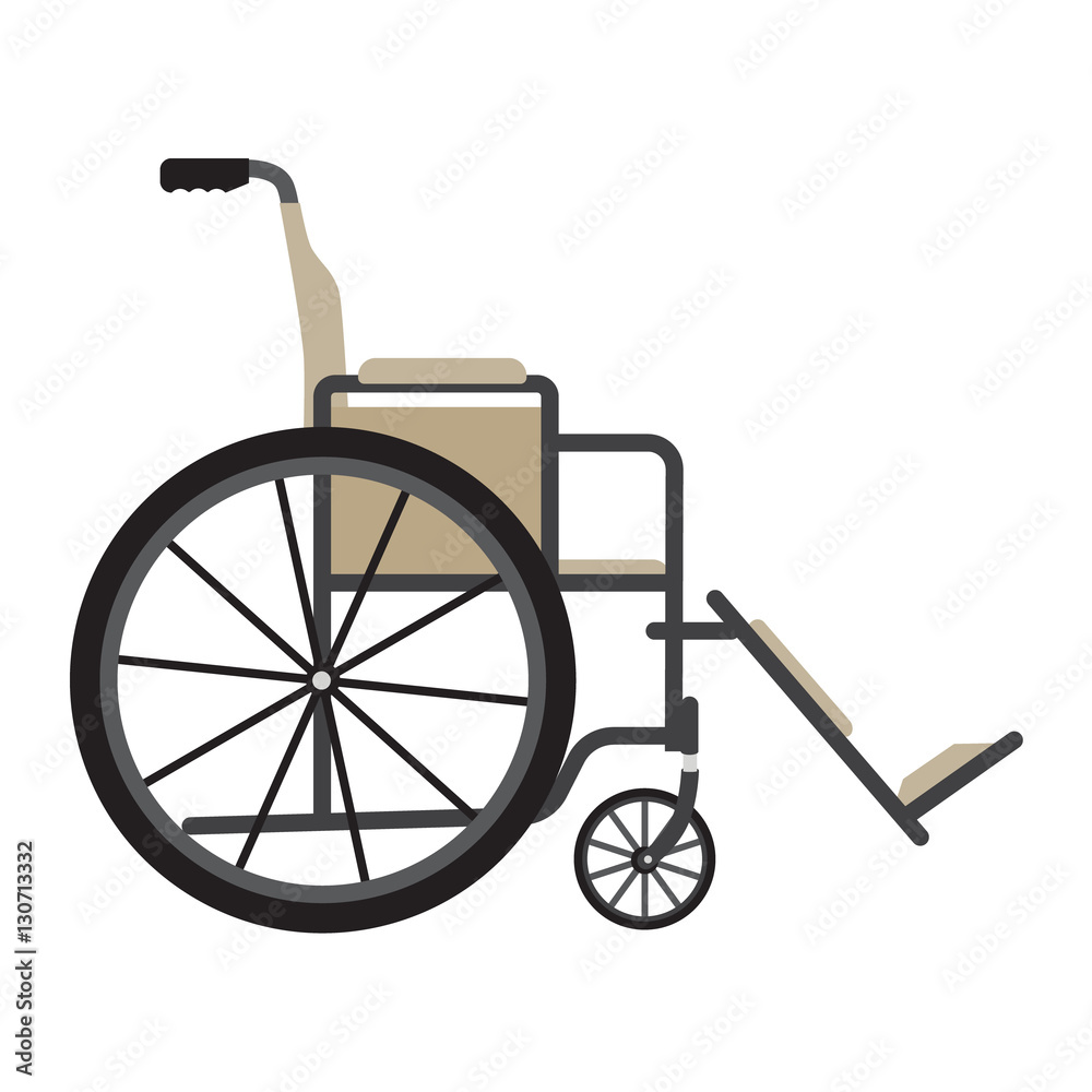 Medical wheelchair vector Stock Vector | Adobe Stock