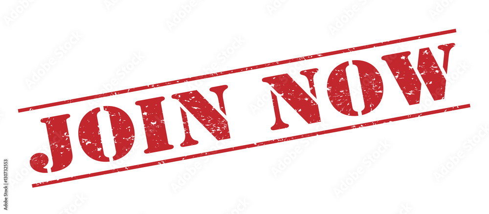 join now red stamp on white background Stock Illustration | Adobe Stock