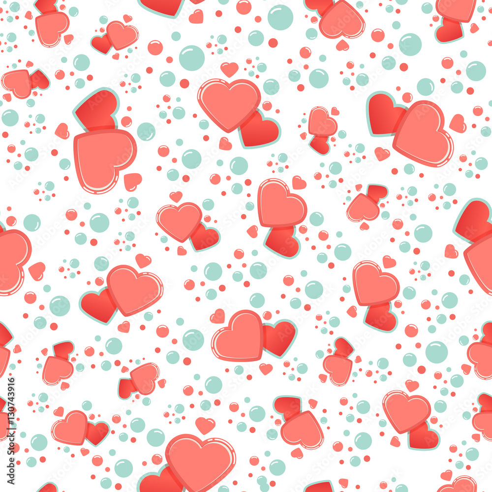 Heart Scrapbook Background