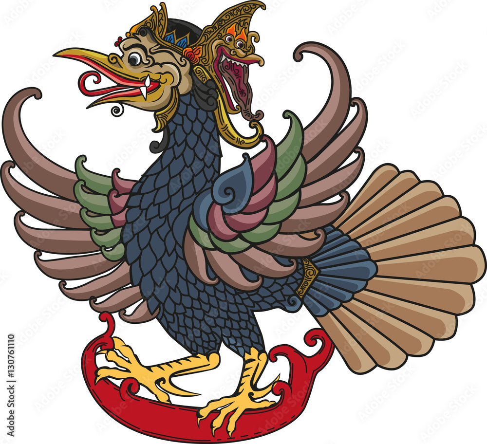 Vector illustrations, modification eagle shadow puppets Stock Vector ...