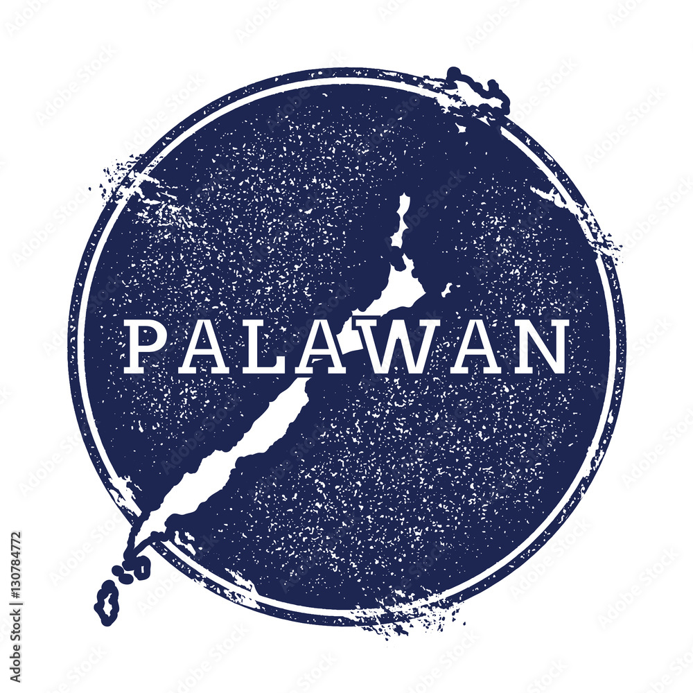 Photo & Art Print Palawan vector map, Begin Again