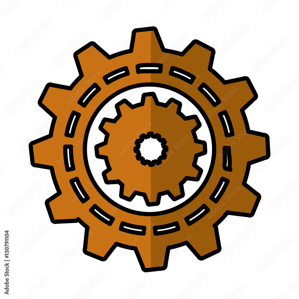 gears machine isolated icon vector illustration design Stock Vector ...