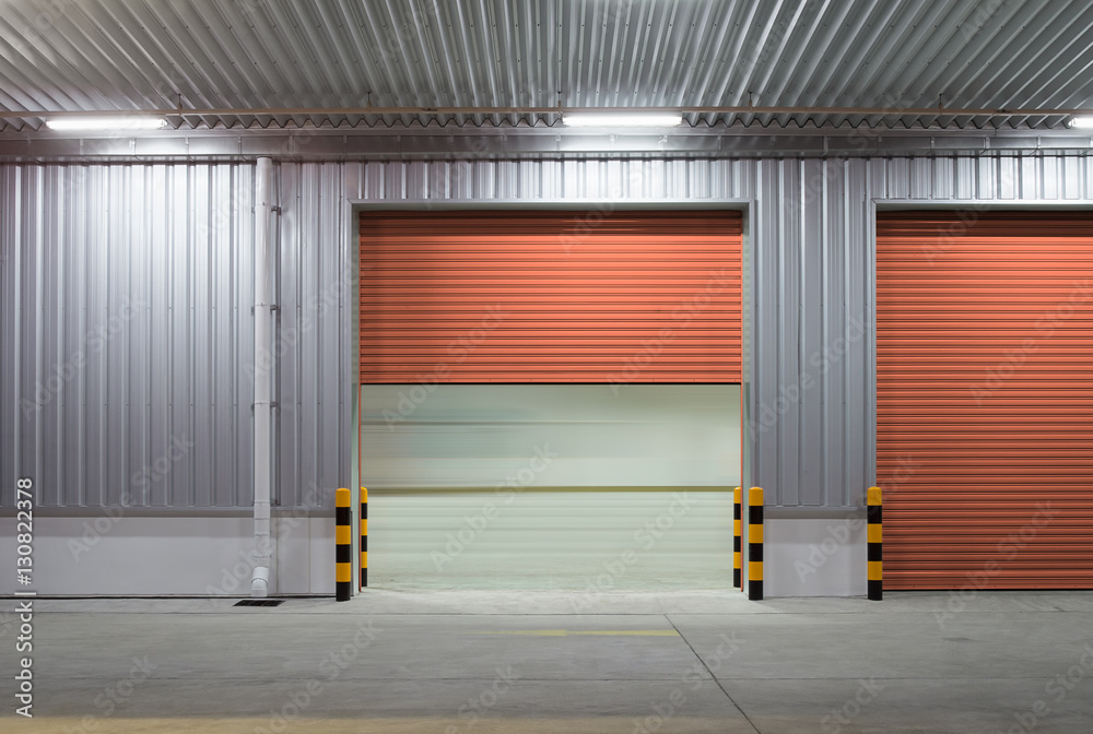 Roller door or roller shutter. Also called security door or security ...