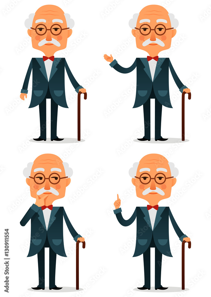Funny Old Man Walking
