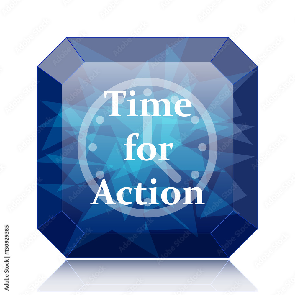 Time for action icon Stock Illustration | Adobe Stock