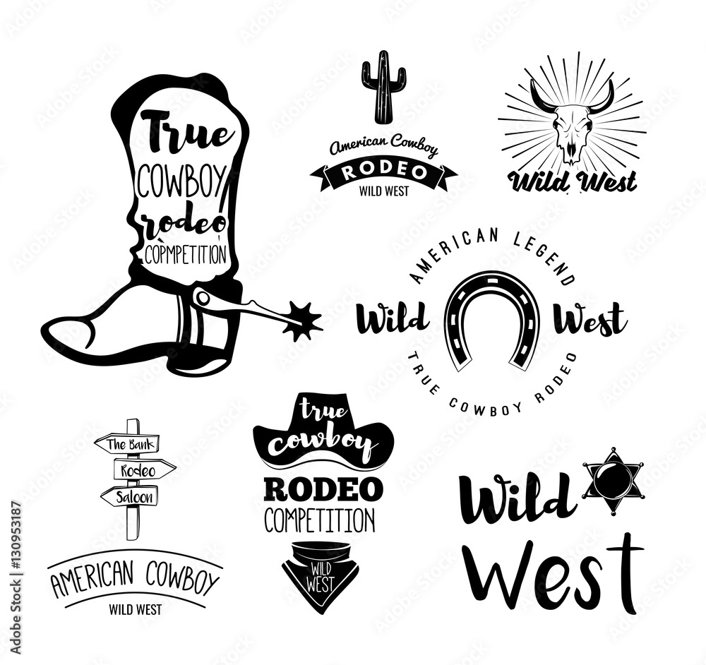 Western Badge Vector