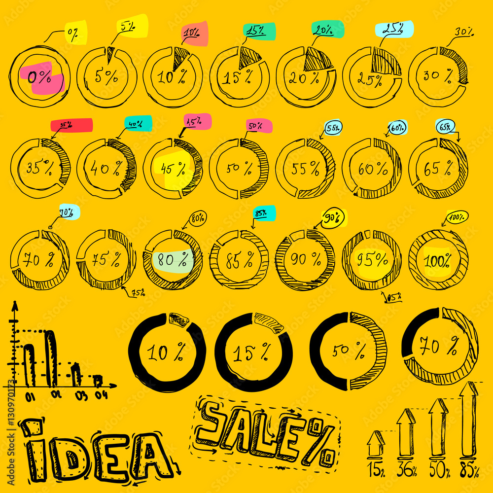 Colorful Pie Charts Ux Percent Download Dashboard For App Web colorful-pie-charts-ux-percent-download-dashboard-for-app-web