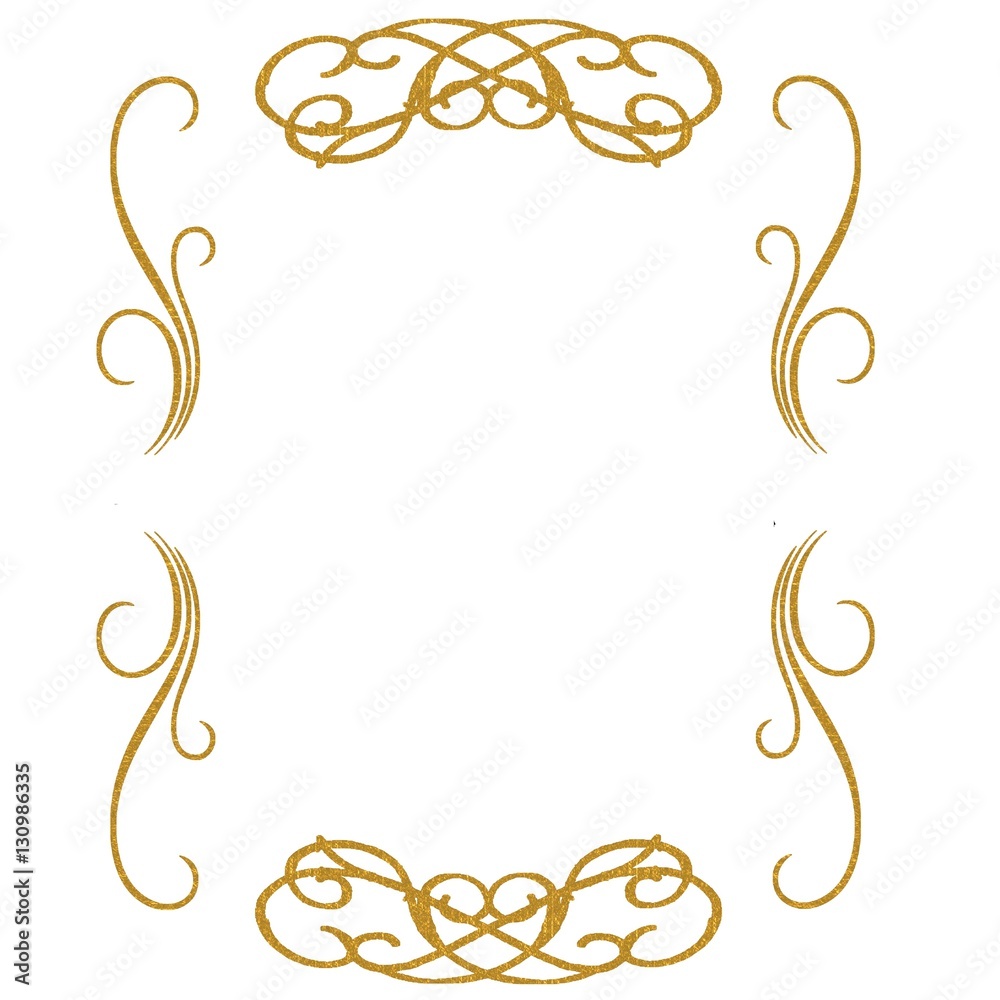 Fancy Gold Border Clipart