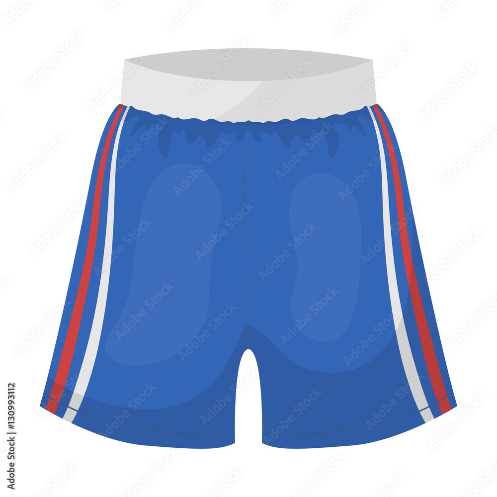 Boxing shorts icon in cartoon style isolated on white background ...