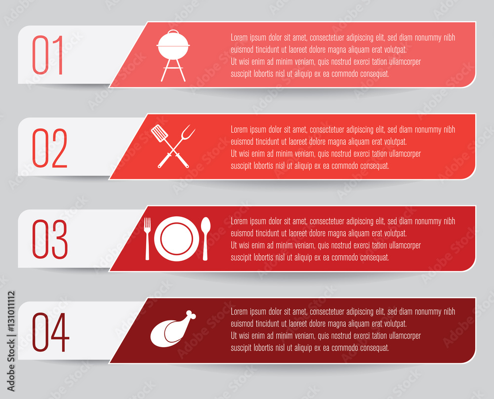 Bbq infographic Stock Vector | Adobe Stock