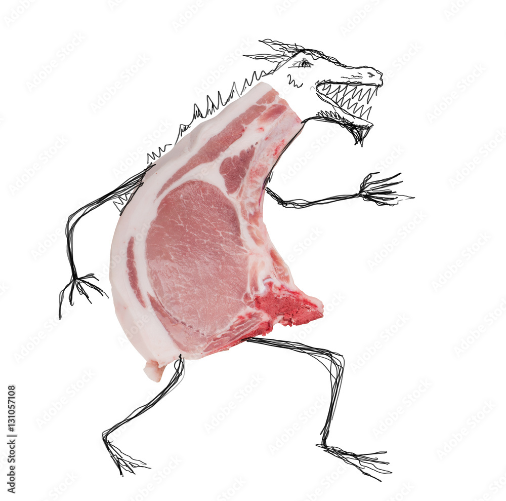 Monster meat Stock Photo | Adobe Stock