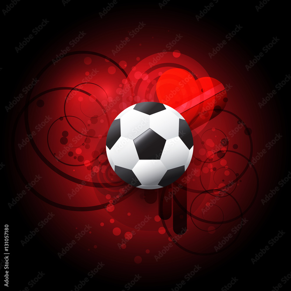 Soccer red background Stock Illustration | Adobe Stock