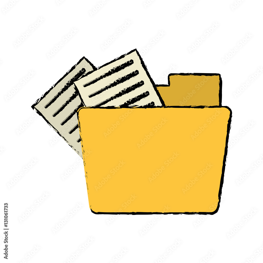 drawing folder file document information vector illustration eps 10 ...