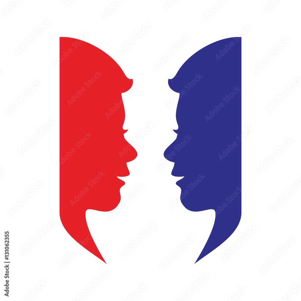 dialog of people. talk of kids. logo template. bubble talk Stock Vector ...