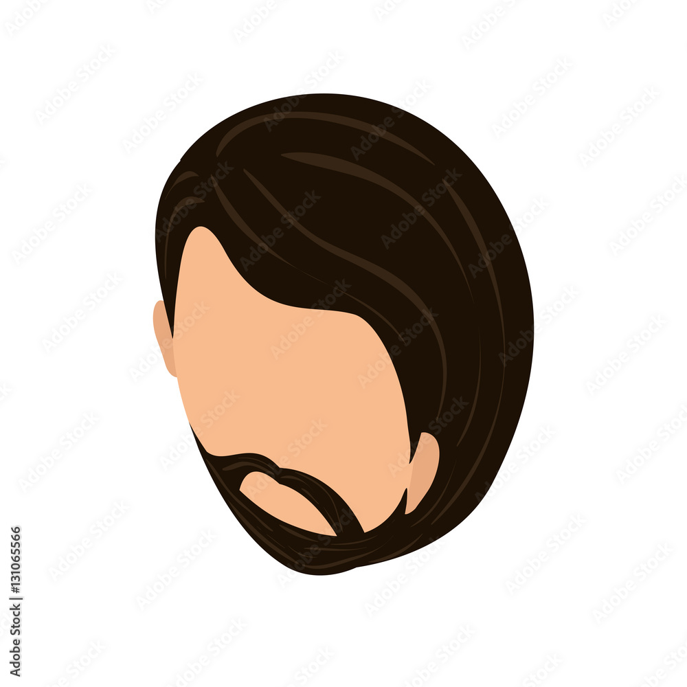 Young man head icon vector illustration graphic design Stock Vector ...