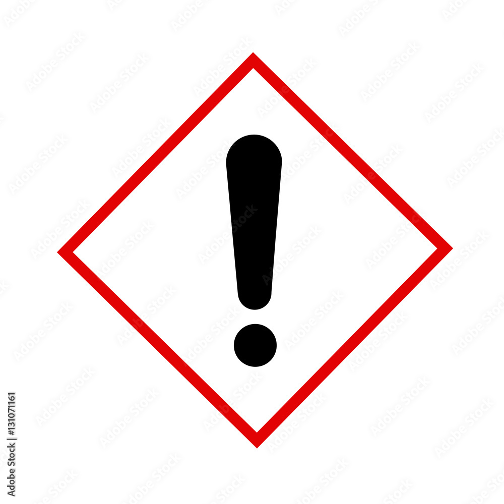 Pictogramme danger produit irritant Stock-Illustration | Adobe Stock