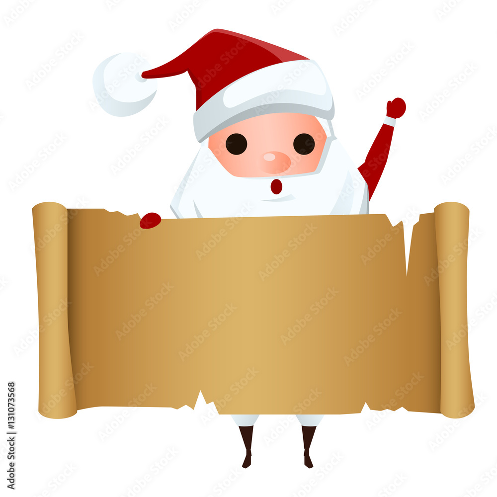 Santas List Clipart