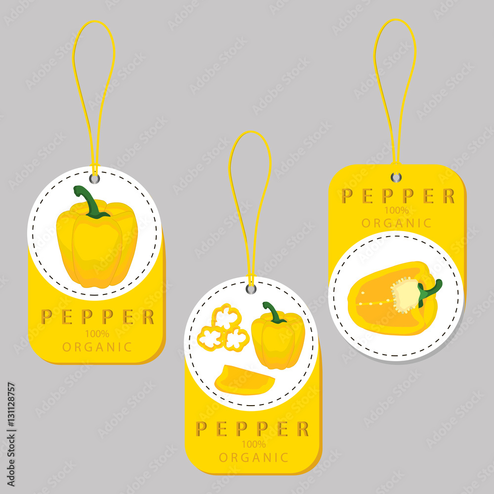 Vector illustration of logo for red pepper Stock Vector | Adobe Stock