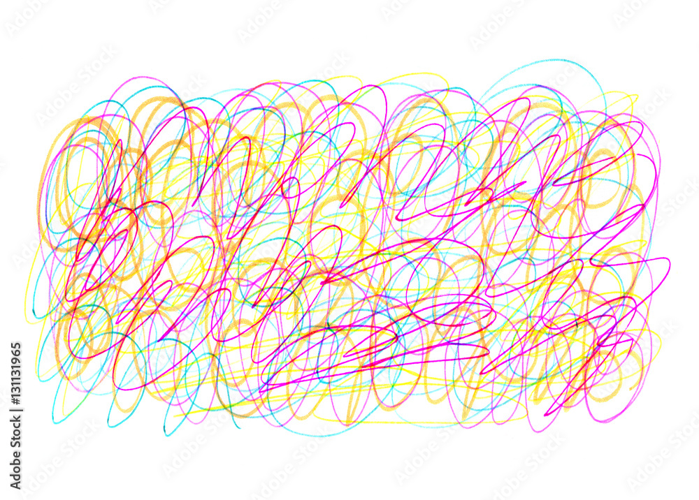 Abstract background with bright colorful mess and swirl pattern Stock ...