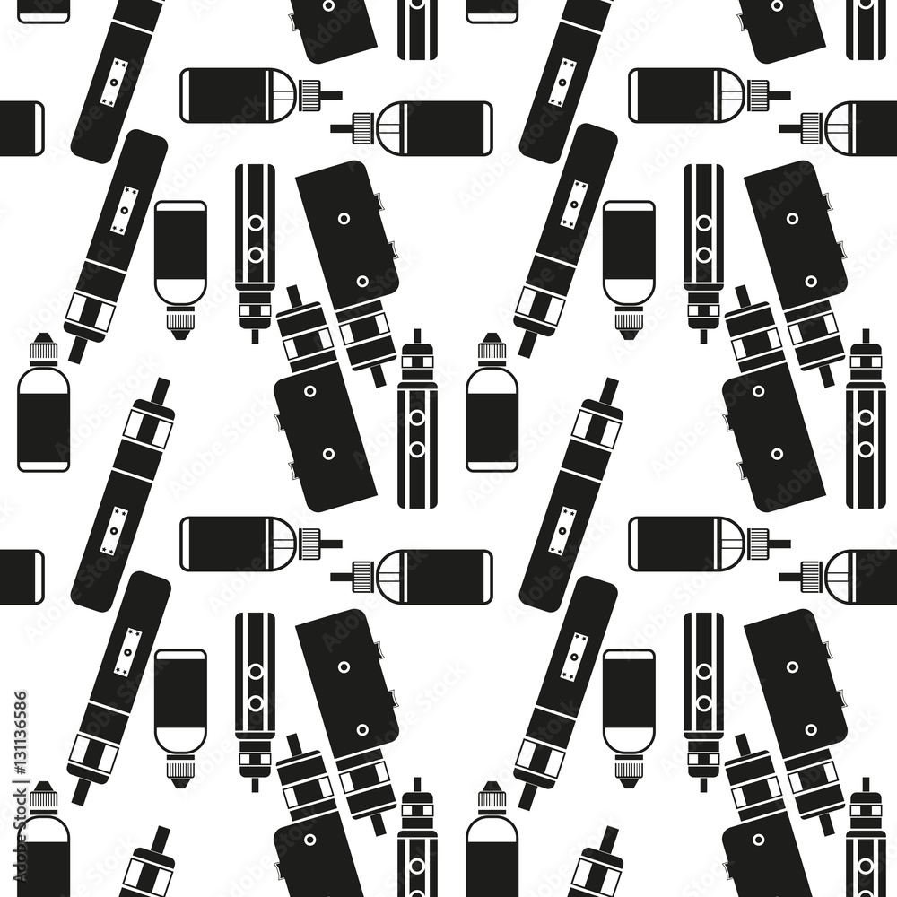 vape pattern vector. Stock Vector | Adobe Stock