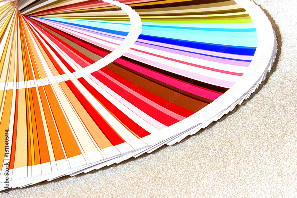 Sample Colors Catalog. Color Palette Guide Stock Photo | Adobe Stock