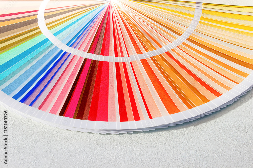 Sample Colors Catalog. Color Palette Guide Stock Photo | Adobe Stock