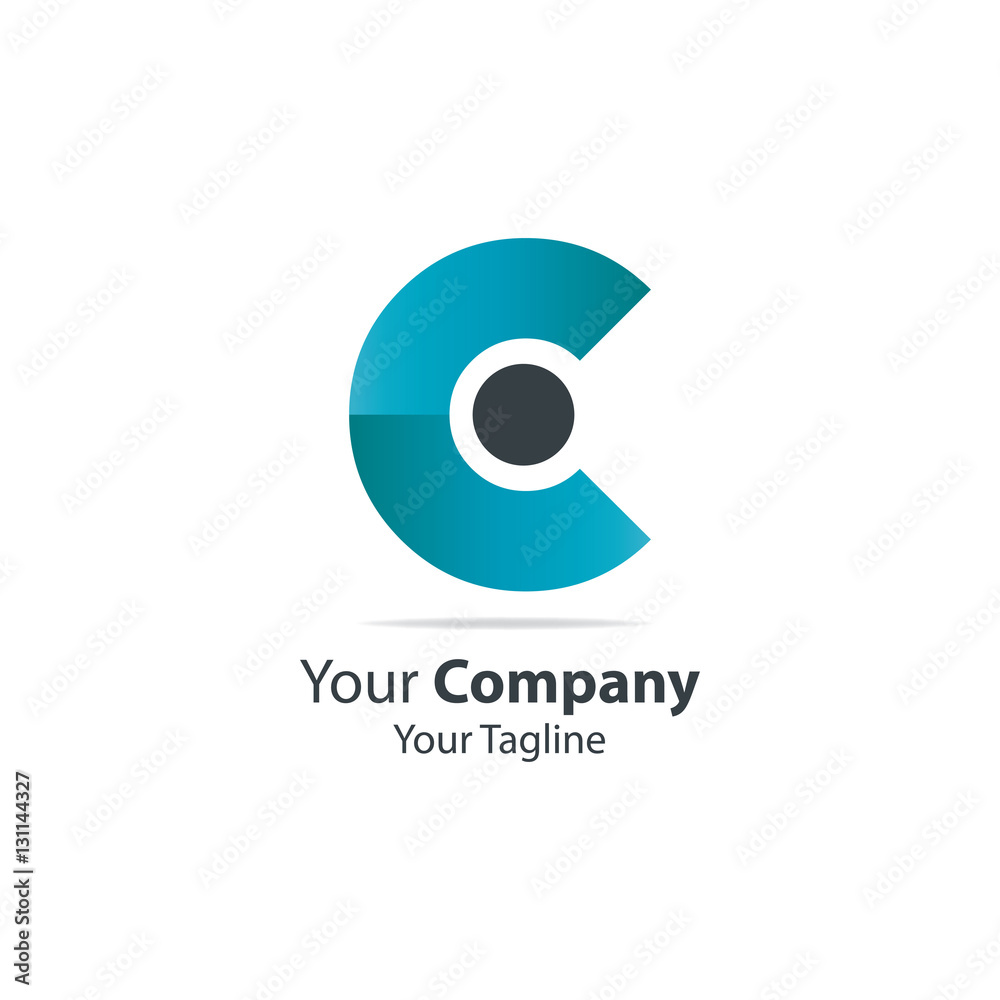 Initial Letter C People Logo Stock Vector | Adobe Stock